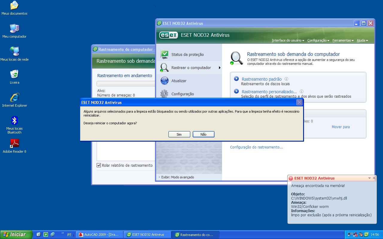Como remover e resolver problemas com o virus CONFICKER - Thiago ...